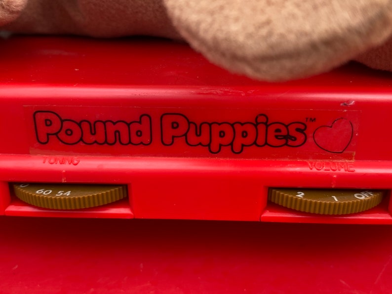 Vintage Pound Puppies AM Radio 1986 Radio Shack Pound Puppies - Etsy