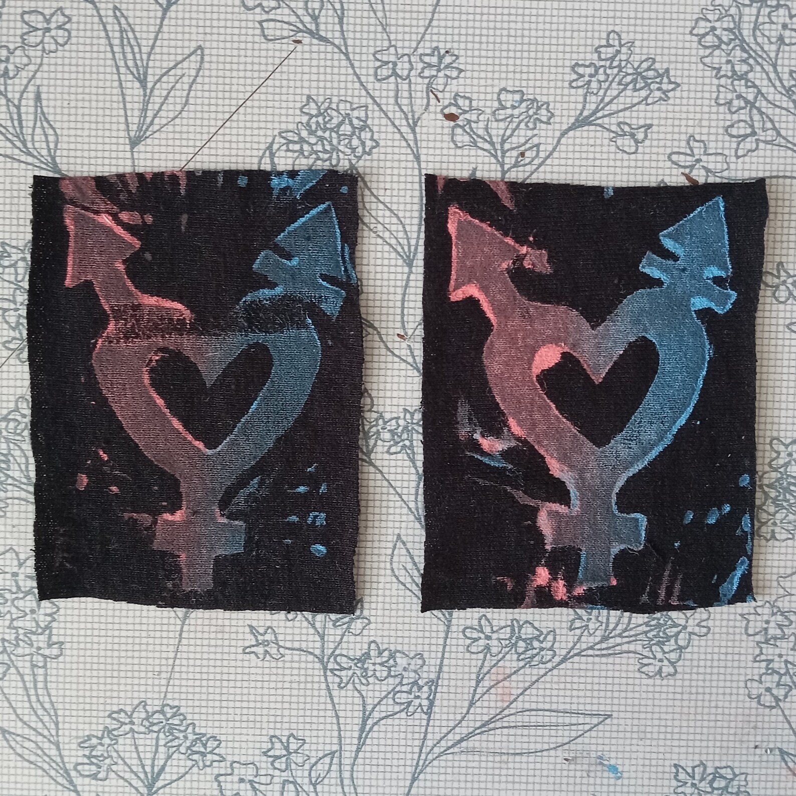 Trans Heart Symbol Patch | Transgender Pride | T4T | Transsexual Pride ...