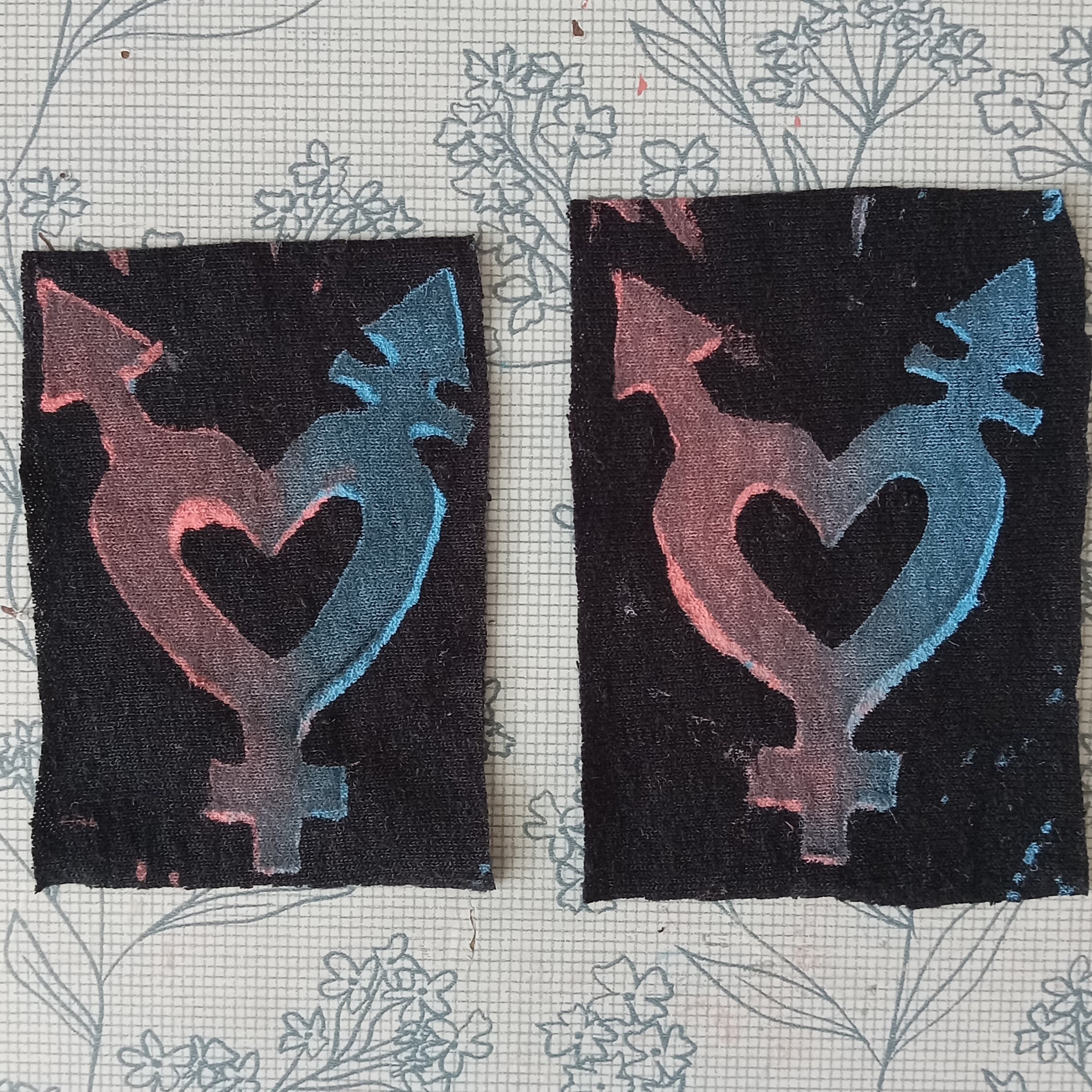 Trans Heart Symbol Patch | Transgender Pride | T4T | Transsexual Pride ...