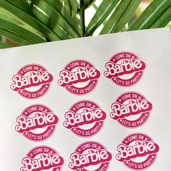 Mattel Barbie Stickers - Etsy