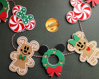 Mickey Christmas Garland - Etsy