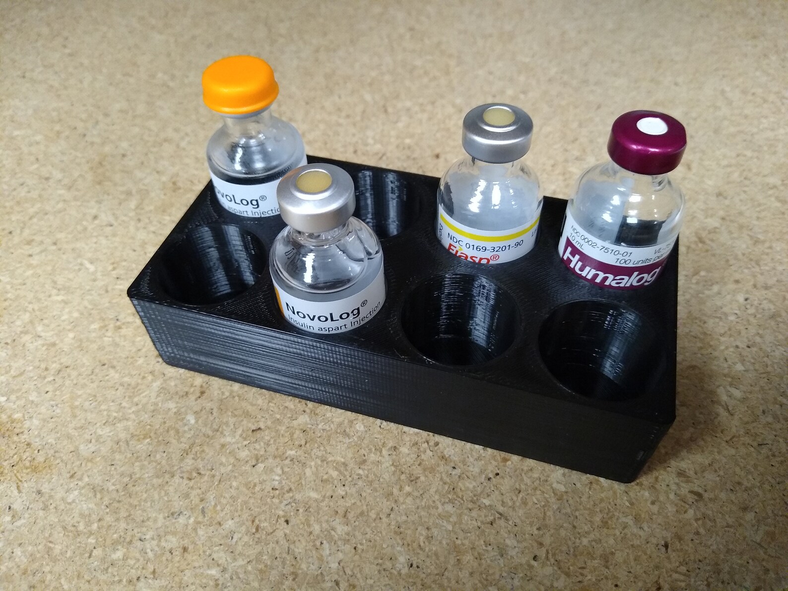 Insulin Vial Holder / Caddy for Humalog Novolog Fiasp | Etsy