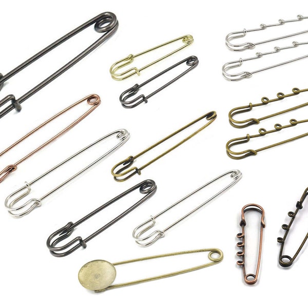 Rusted Safety Pins - Etsy