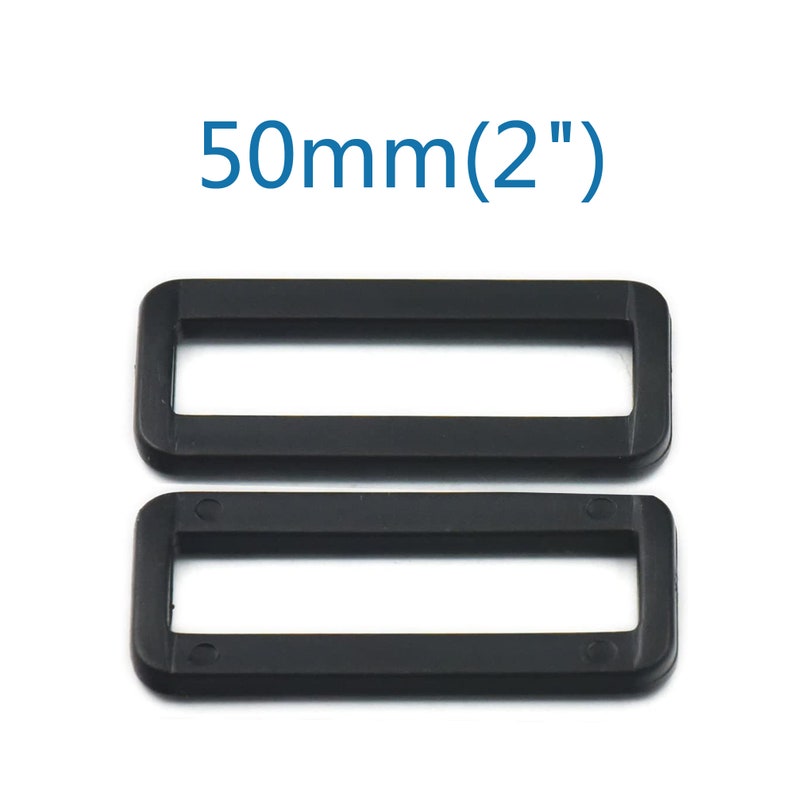 25 50 Rectangle Plastic Square Ring Webbing Belt Ribbon Buckle - Etsy