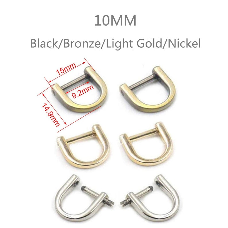 Detachable D Ring Screw Belt Webbing Bag Buckles Welded Nylon - Etsy