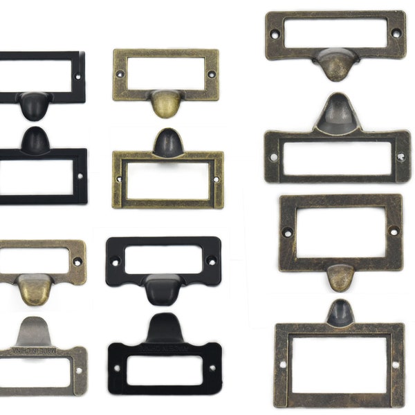 Label Drawer Pull - Etsy