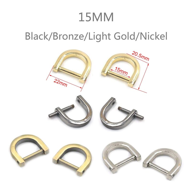 Detachable D Ring Screw Belt Webbing Bag Buckles Welded Nylon - Etsy