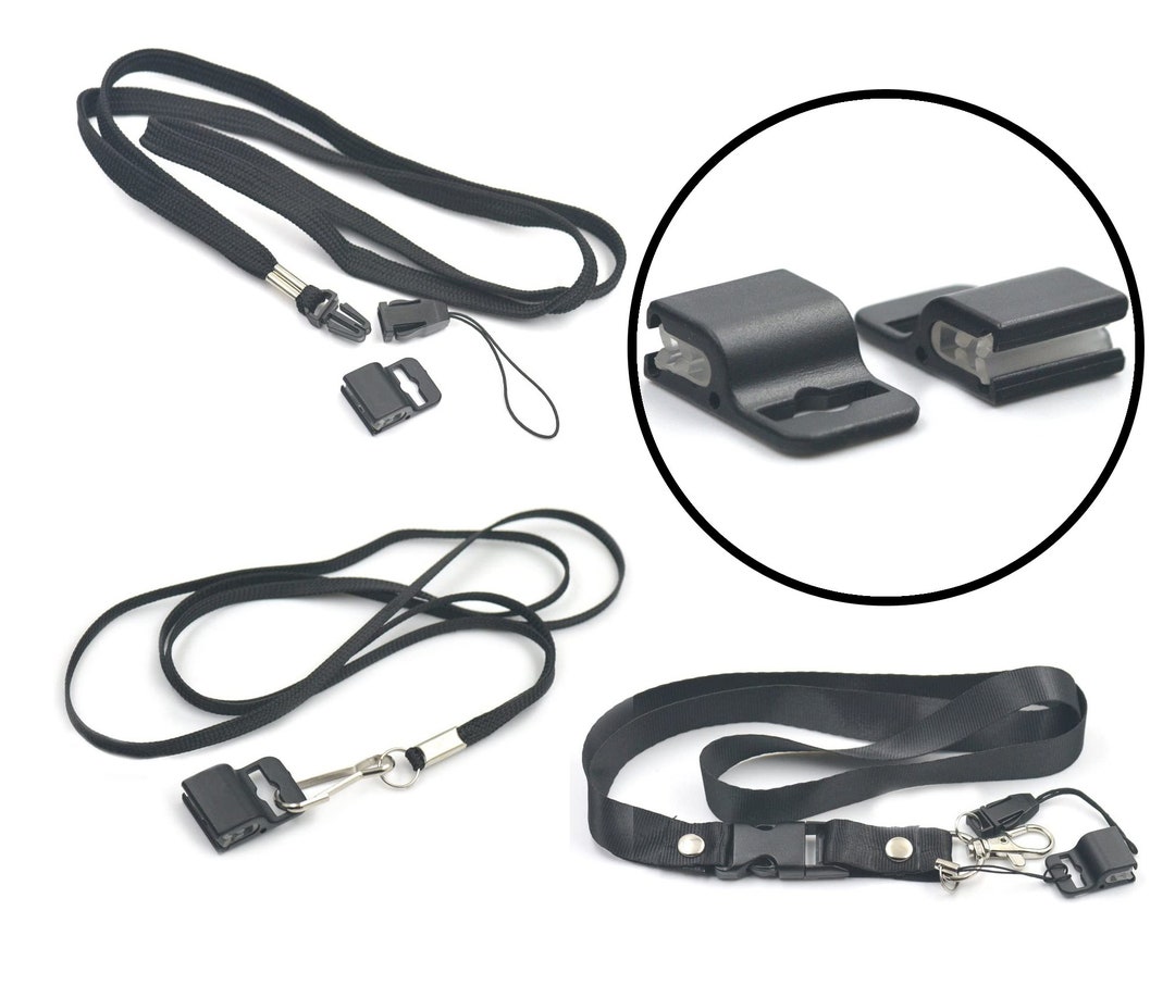 Gripper ID Badge Card Holder Plastic Black Clamp for Lanyards - Etsy