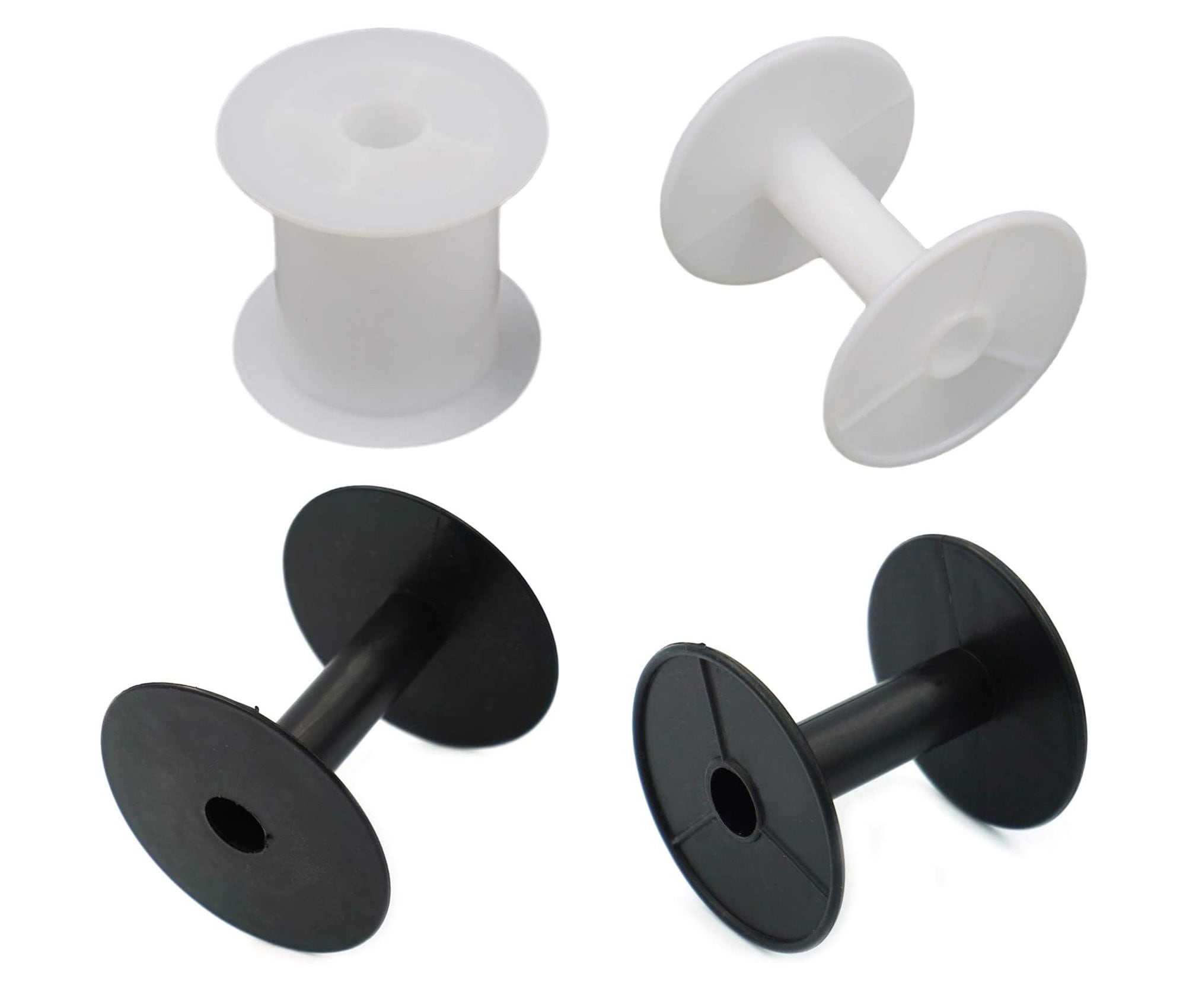 Empty Plastic Wire Spools Bobbins ROUND ENDS 4 Various Size - Etsy ...