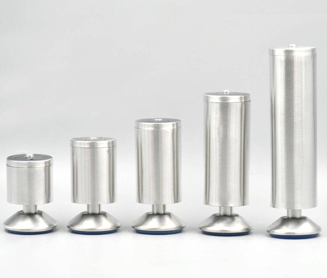 4 Pcs Adjustable Stainless Steel Cabinet Metal Legs Kitchen - Etsy