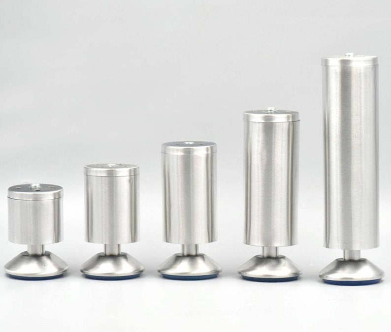 4 Pcs Adjustable Stainless Steel Cabinet Metal Legs Kitchen - Etsy