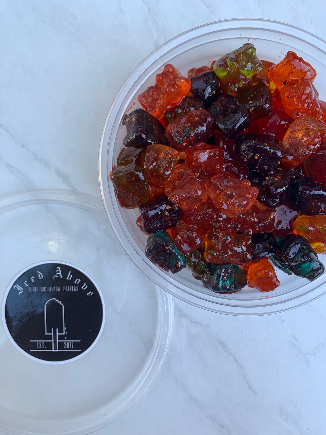 Gourmet Sweet and Spicy Gummy Bears Covered in a Yummy Homemade Sauce ...