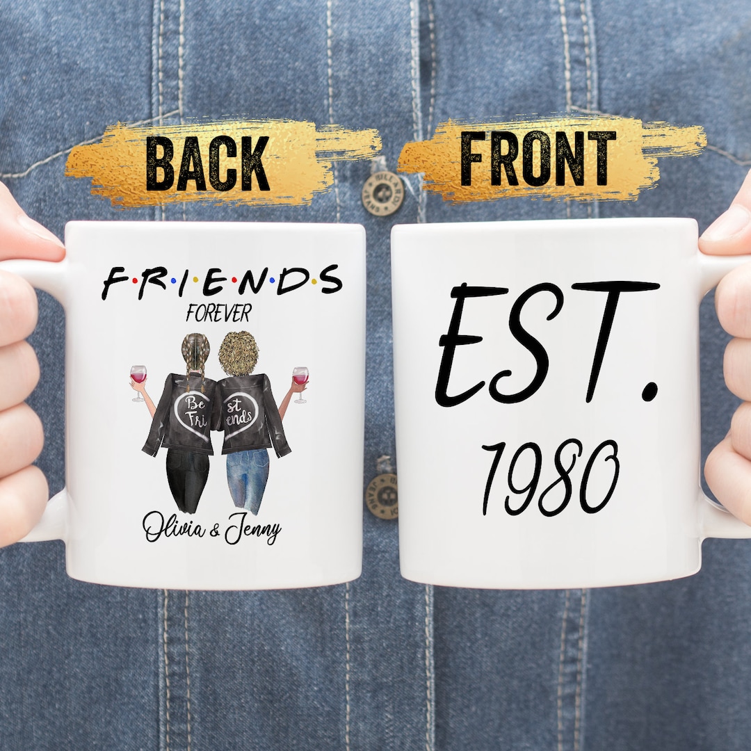 Personalized Friends Forever Mug, Bestie Coffee Mug, Friendship Mug ...