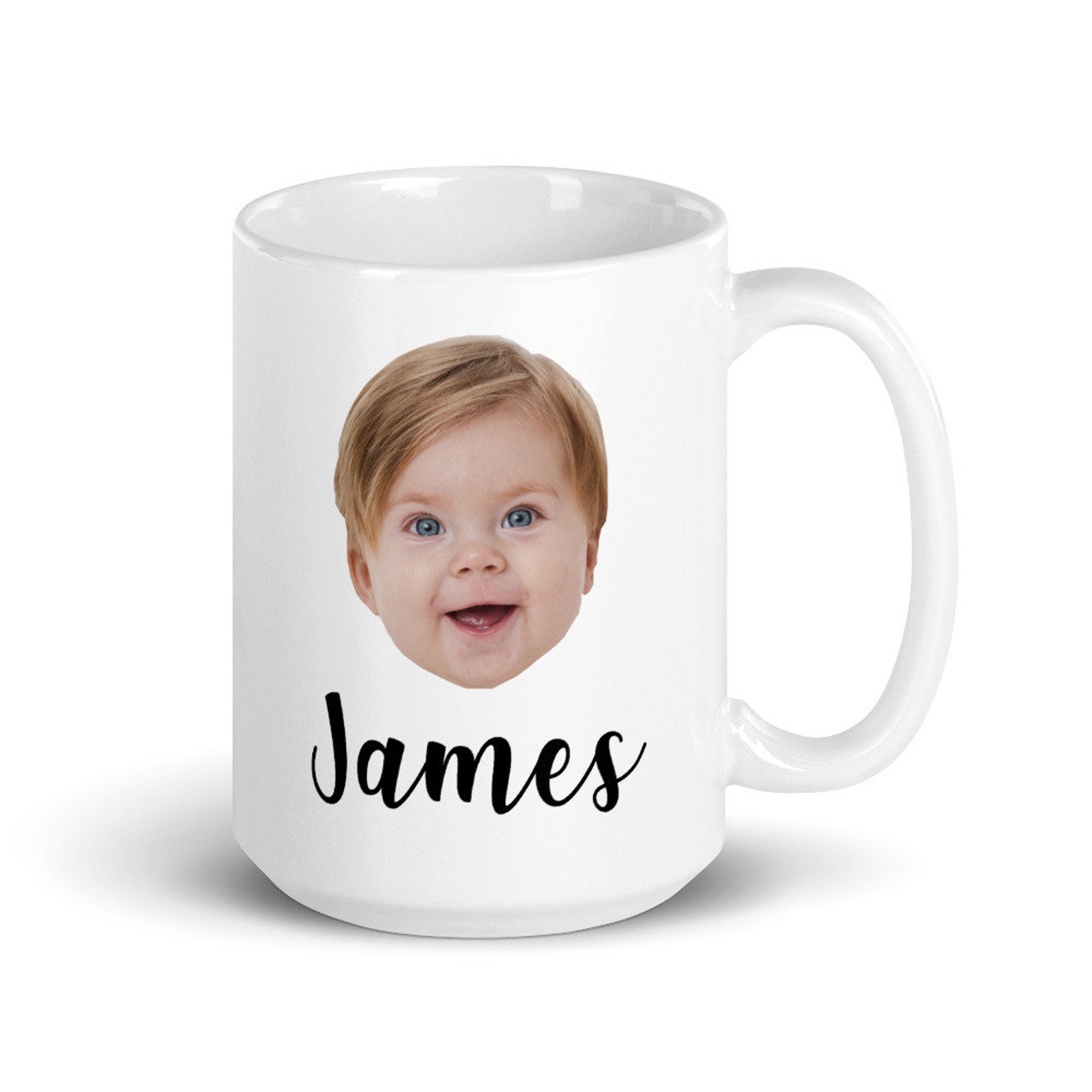 Custom Photo and Text Mug Personalized Baby Photo Mug Custom - Etsy