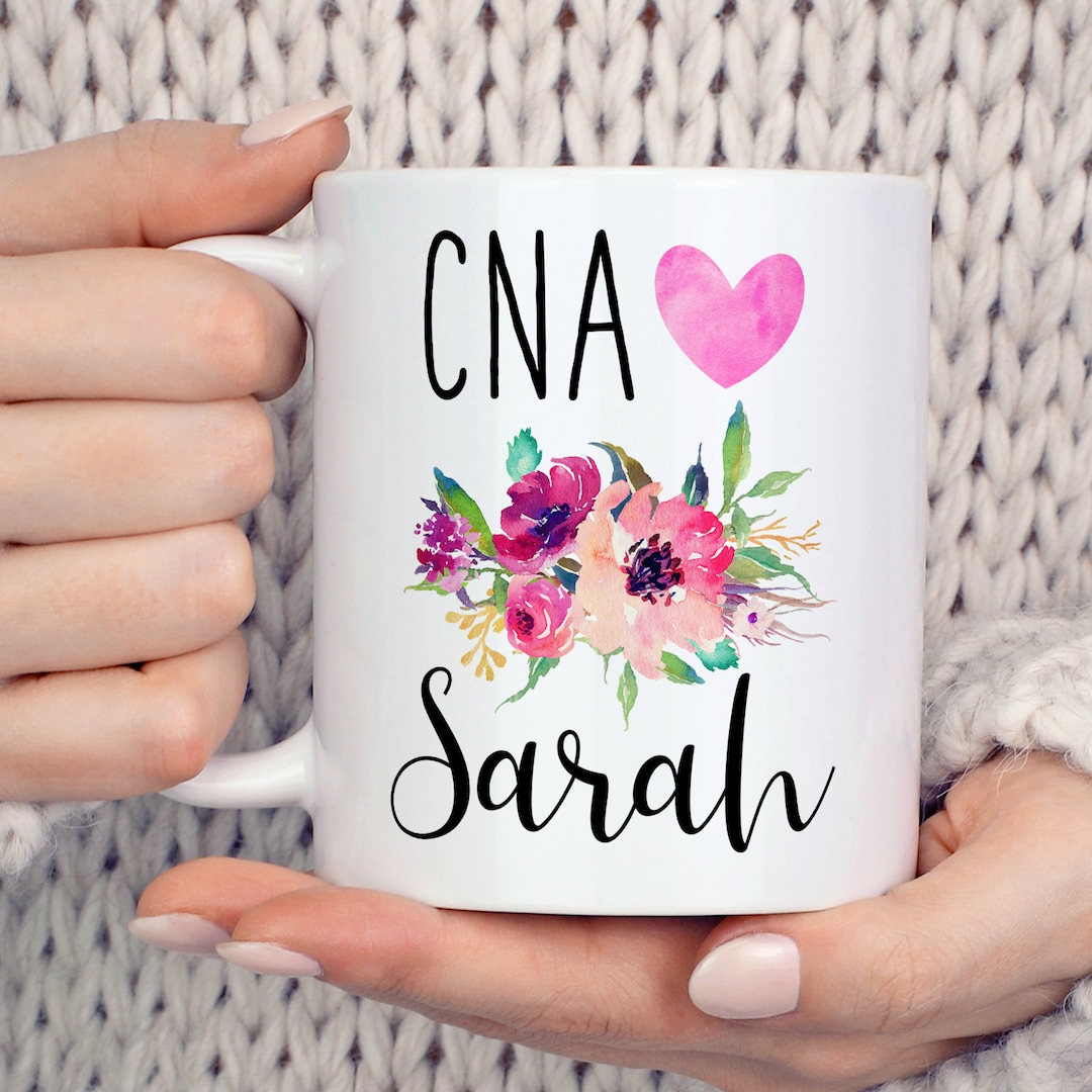 CNA Coffee Mug CNA Personalized Mug CNA Graduation Gift - Etsy