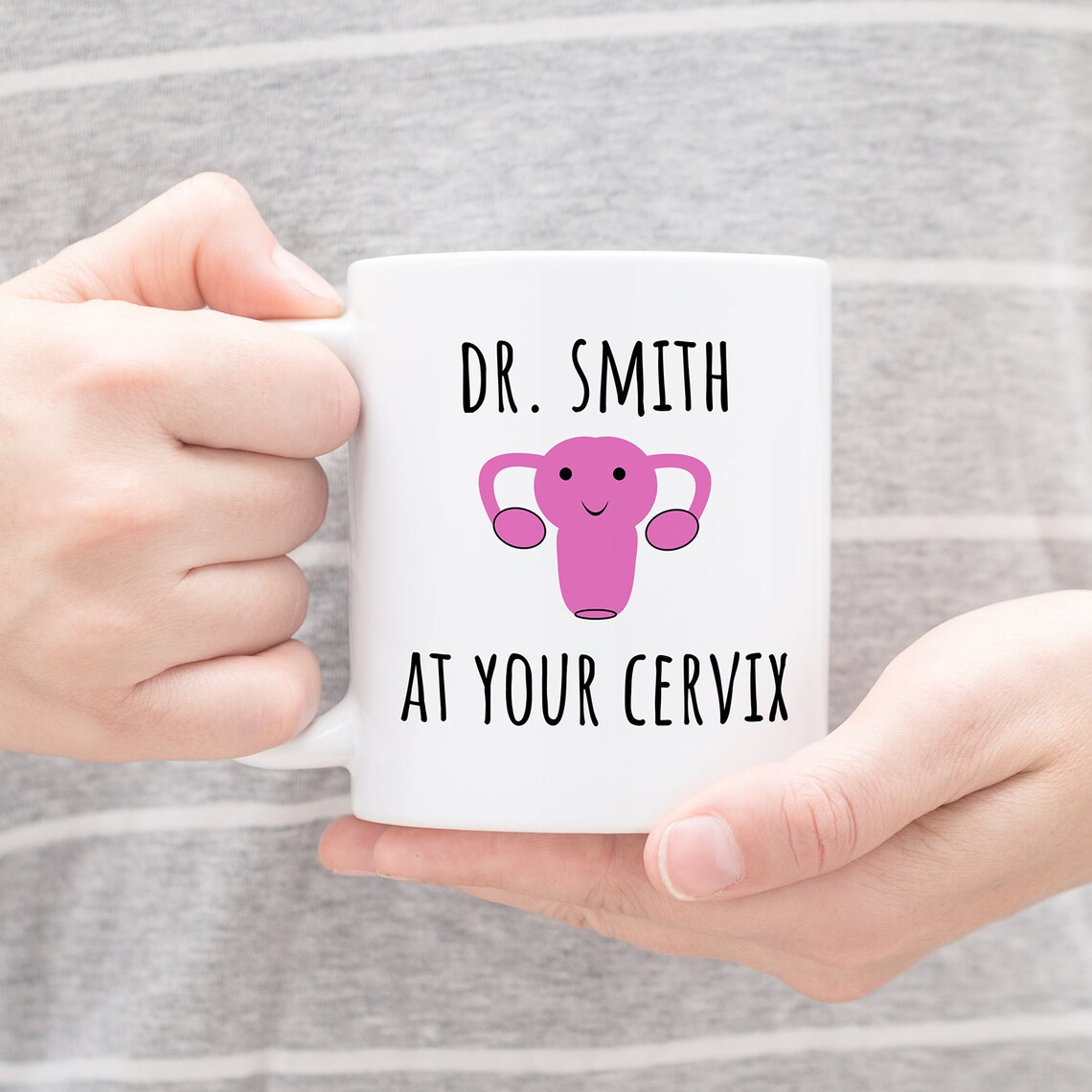 Personalized OBGYN Coffee Mug at Your Cervix Funny OBGYN | Etsy