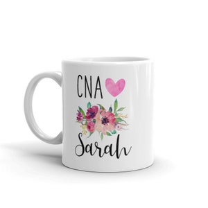 CNA Coffee Mug CNA Personalized Mug CNA Graduation Gift - Etsy