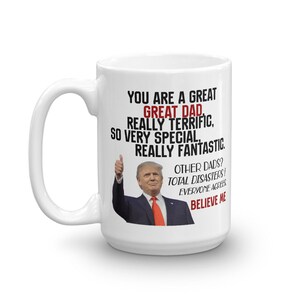 Donald Trump Dad Coffee Mug, Trump for Dad Mug, Gift for Dad, Pro Trump ...
