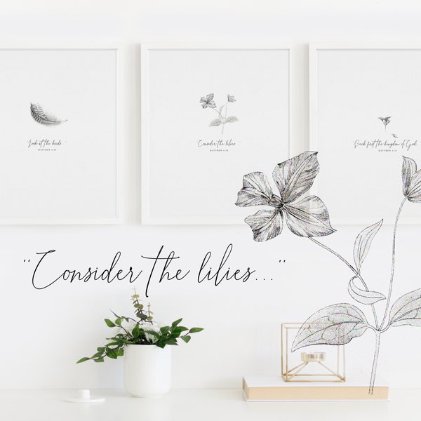 Matthew 6 34 Print - Etsy