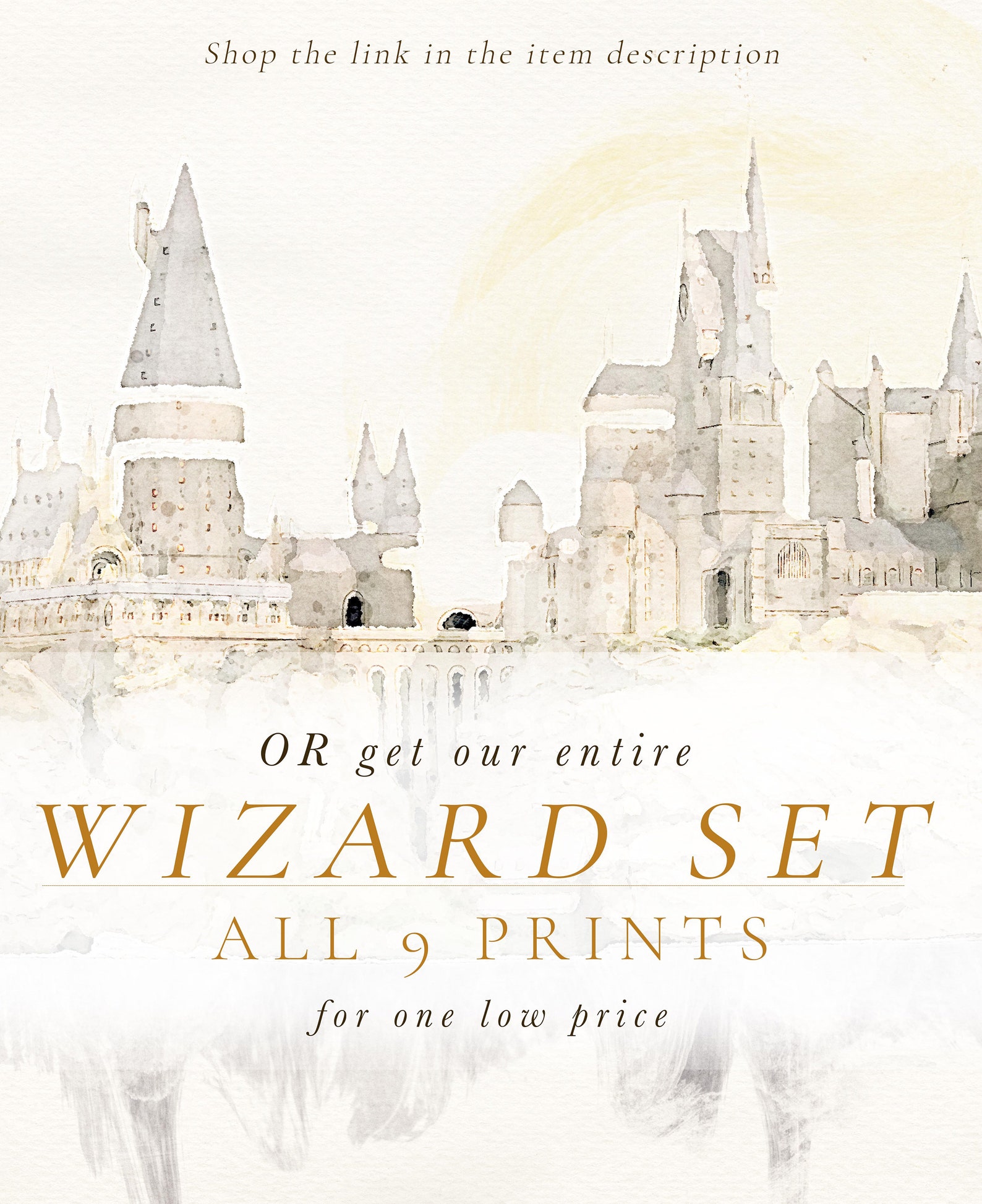 Castle Wizarding Inspired Poster Wall Art INSTANT DOWNLOAD - Etsy