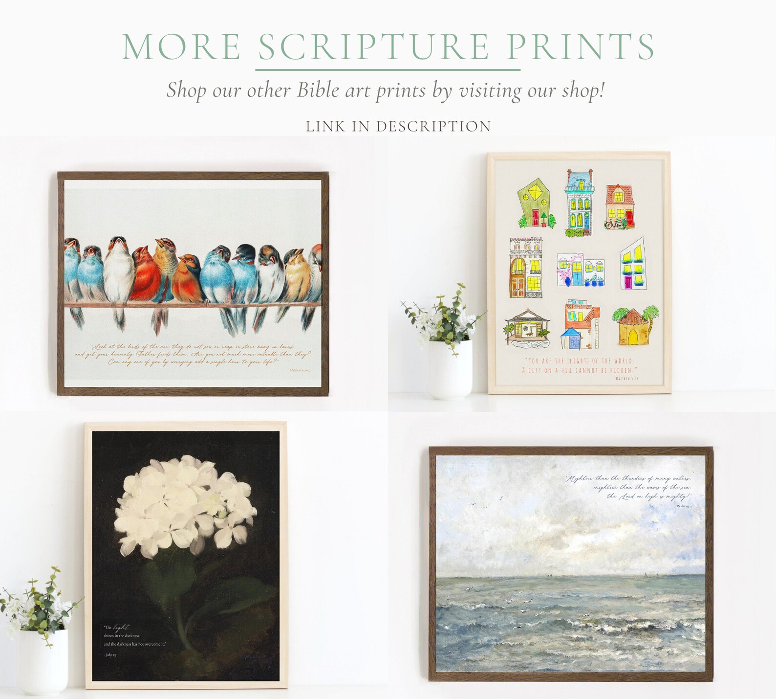 Christian Bible Verse Art Vintage Sketch Drawing of a Church - Etsy