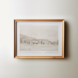 Jane Austen Entire Gallery Art Set, Pride and Prejudice Pemberley Wall ...