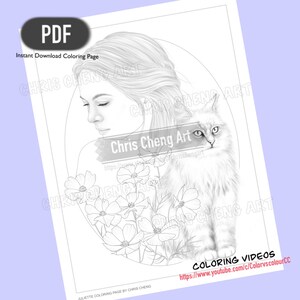 Set of 3 Coloring Pages "breeze" | Instant Download Printable Files ...