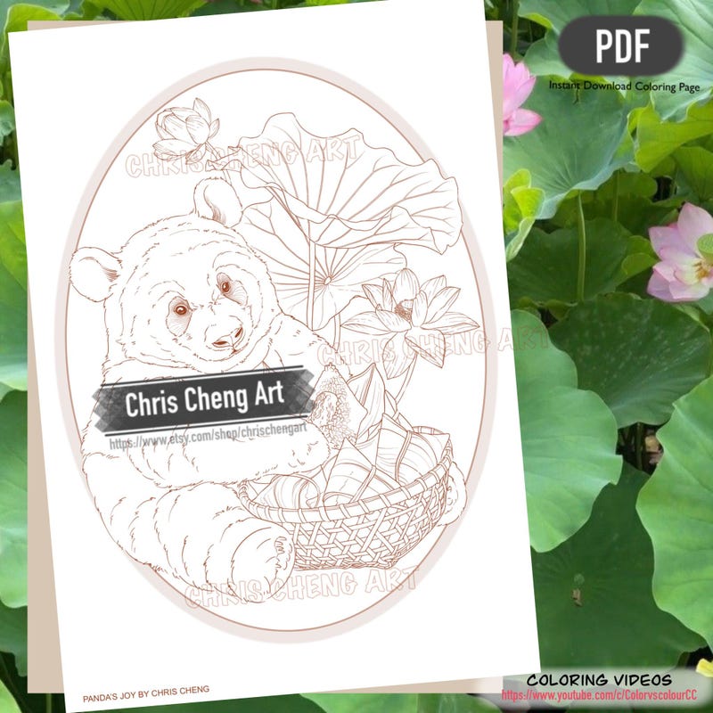 Panda Print for Wall Pdf - Etsy