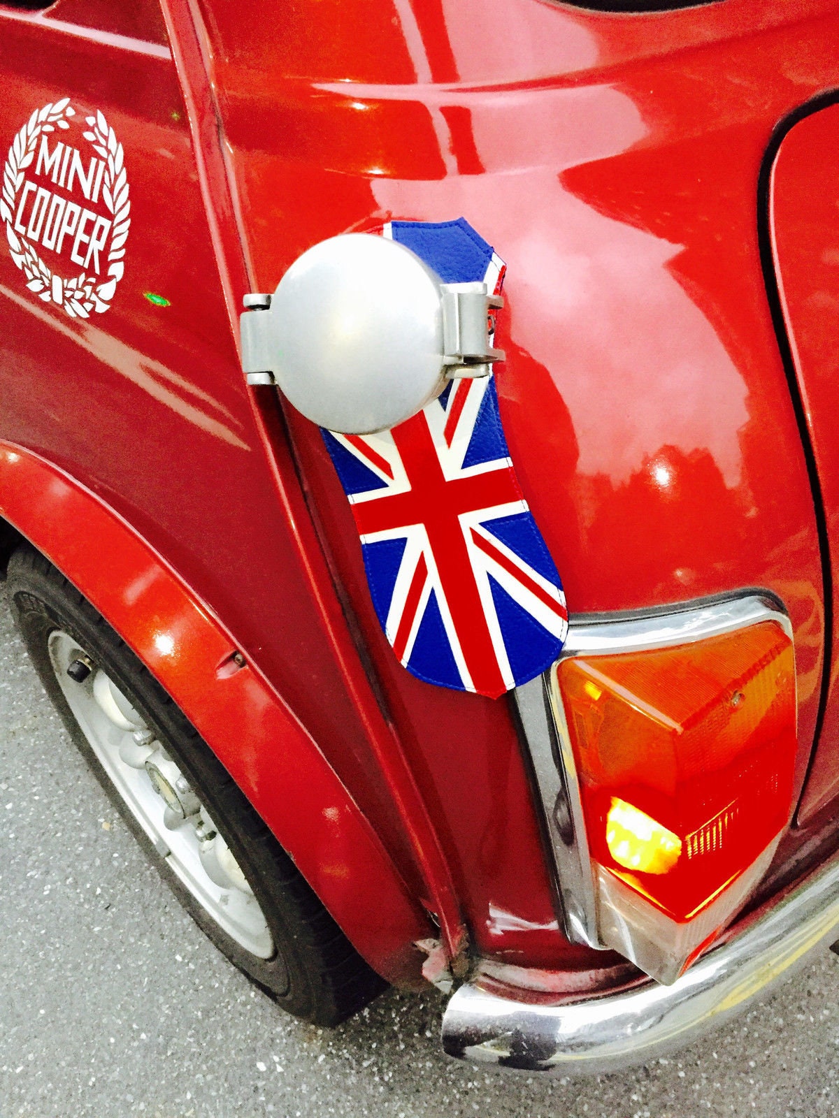 Jack Union Classic Austin Mini Cooper Petrol Fuel Petrol Bib Leather ...