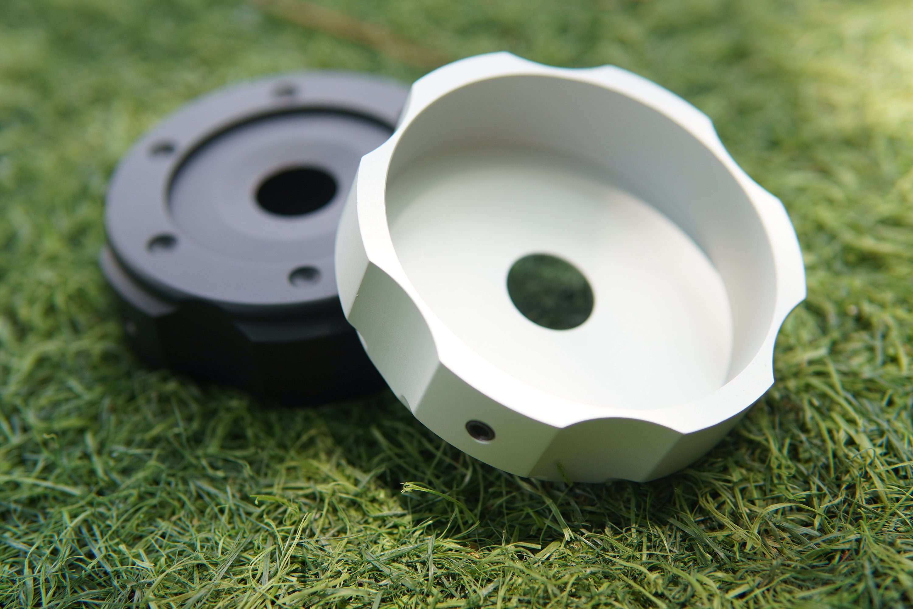 Hexagon Billet Aluminum CNC Petrol Fuel Gas Cap Outer Cover for Classic ...