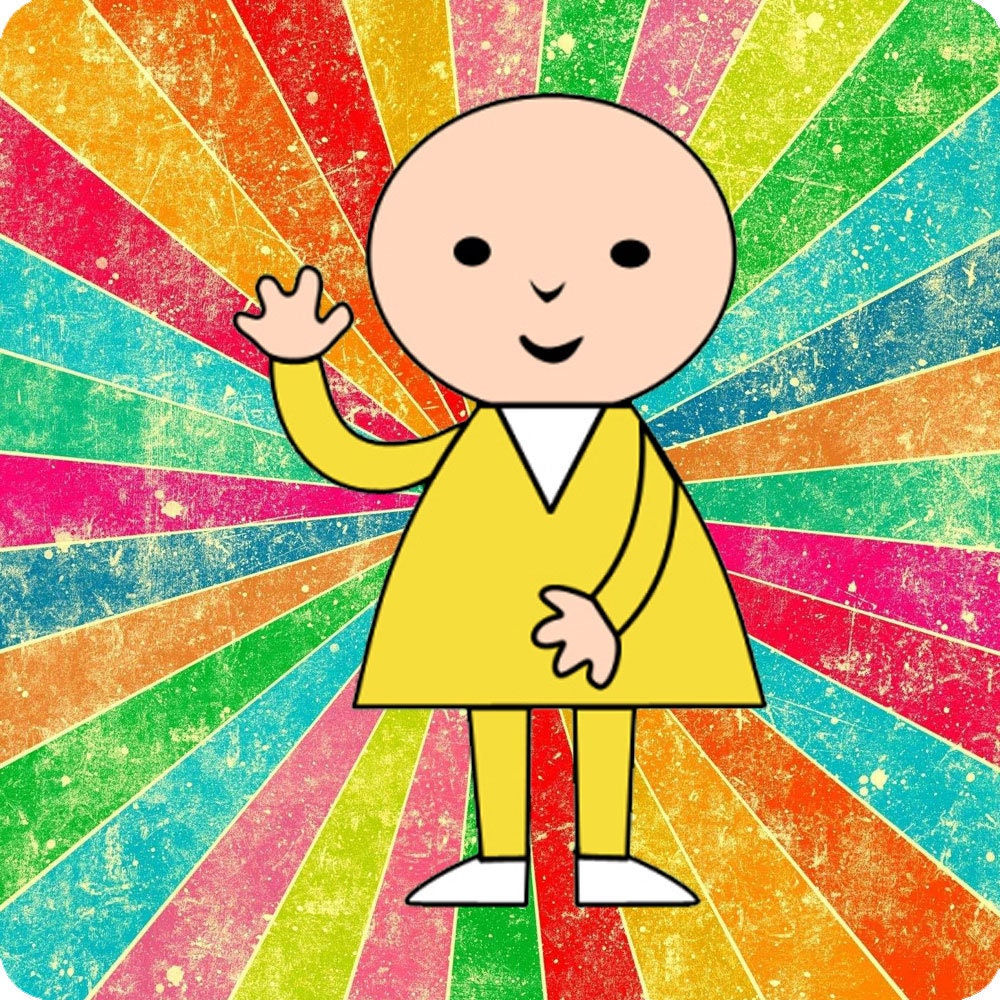 BOD AND FRIENDS Character Personalised Wooden Coaster, Customised ...