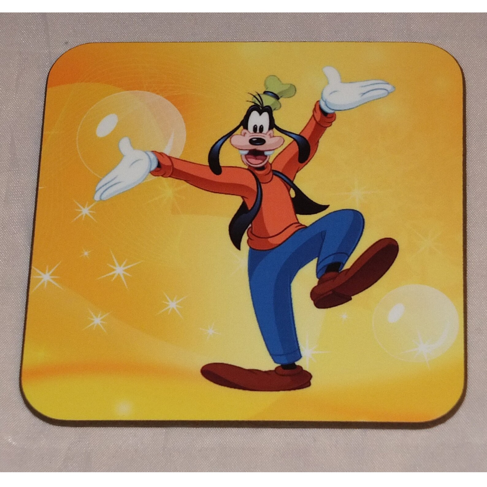 MICKEY MOUSE and FRIENDS Personalised Wooden Coaster | Etsy