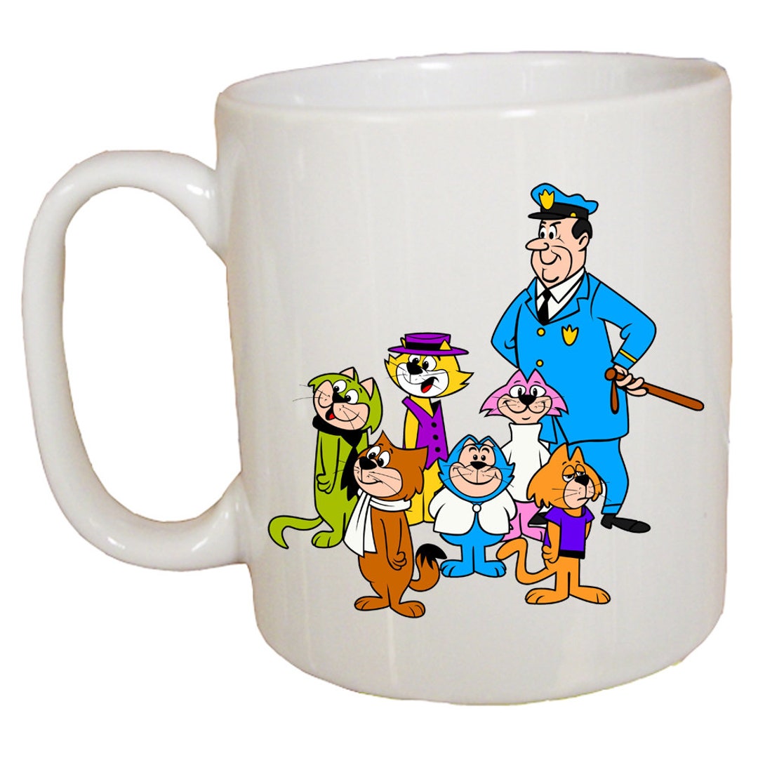TOP CAT and FRIENDS Personalised Mug, Customised Mug, Custom Printed ...