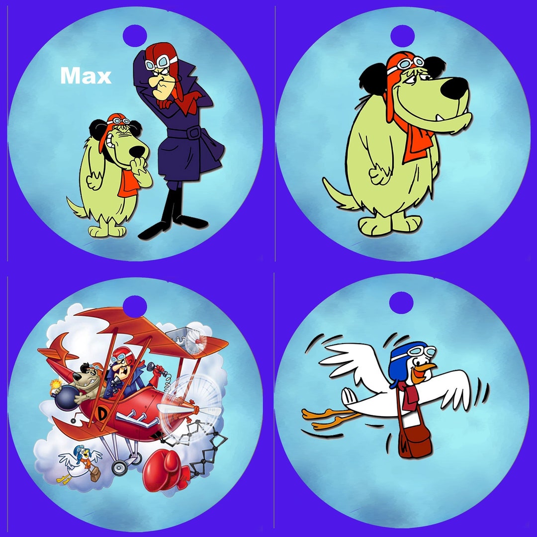 DASTARDLY and MUTTLEY in Their Flying Machines Character - Etsy