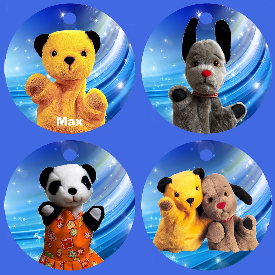 SOOTY AND FRIENDS Personalised Christmas Tree Decoration, Custom ...