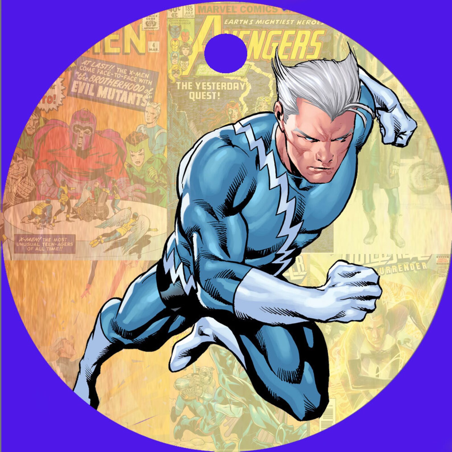 MARVEL SUPERHERO CHARACTER Personalised Christmas Tree Decoration ...