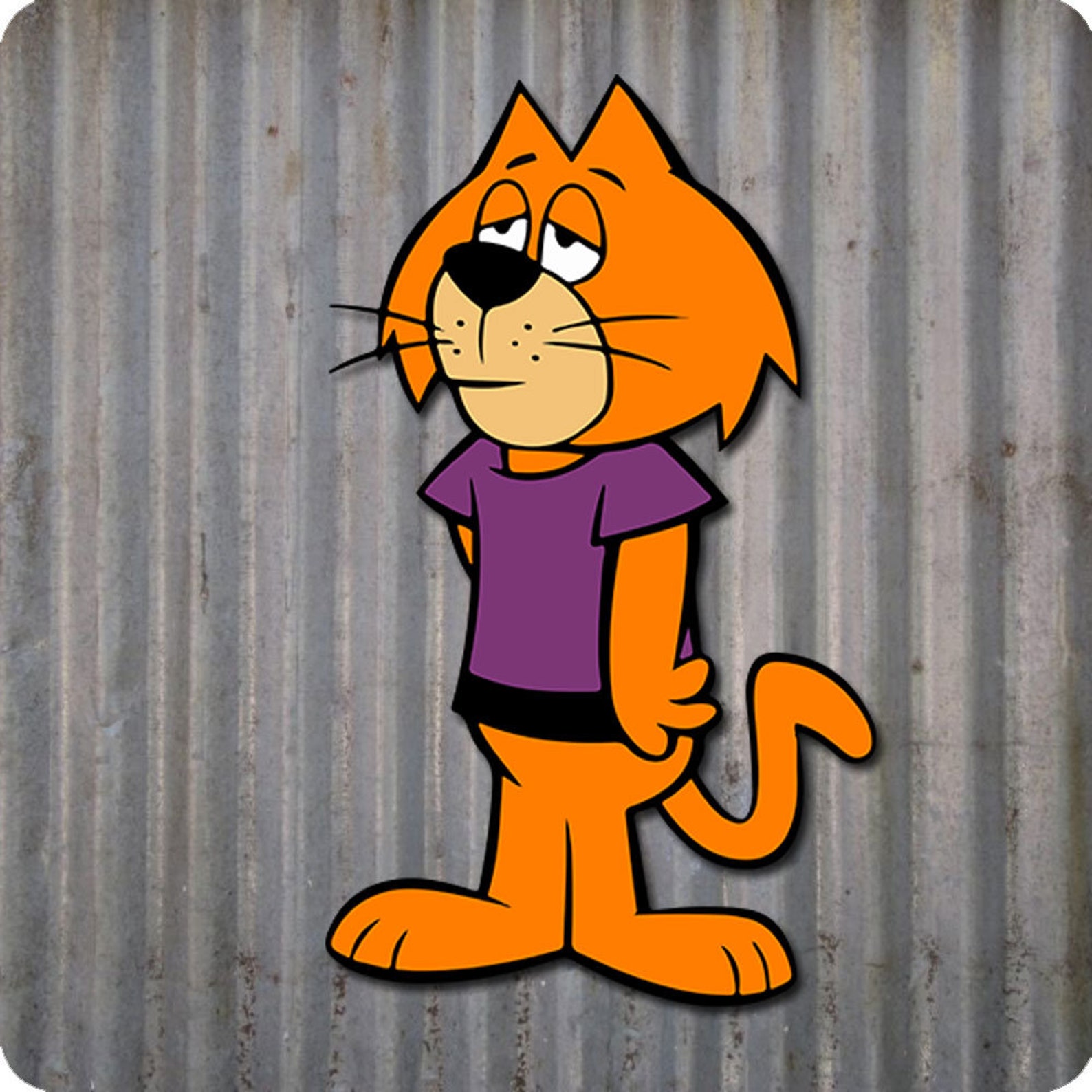 TOP CAT and FRIENDS Character Personalised Wooden Coaster, Customised ...