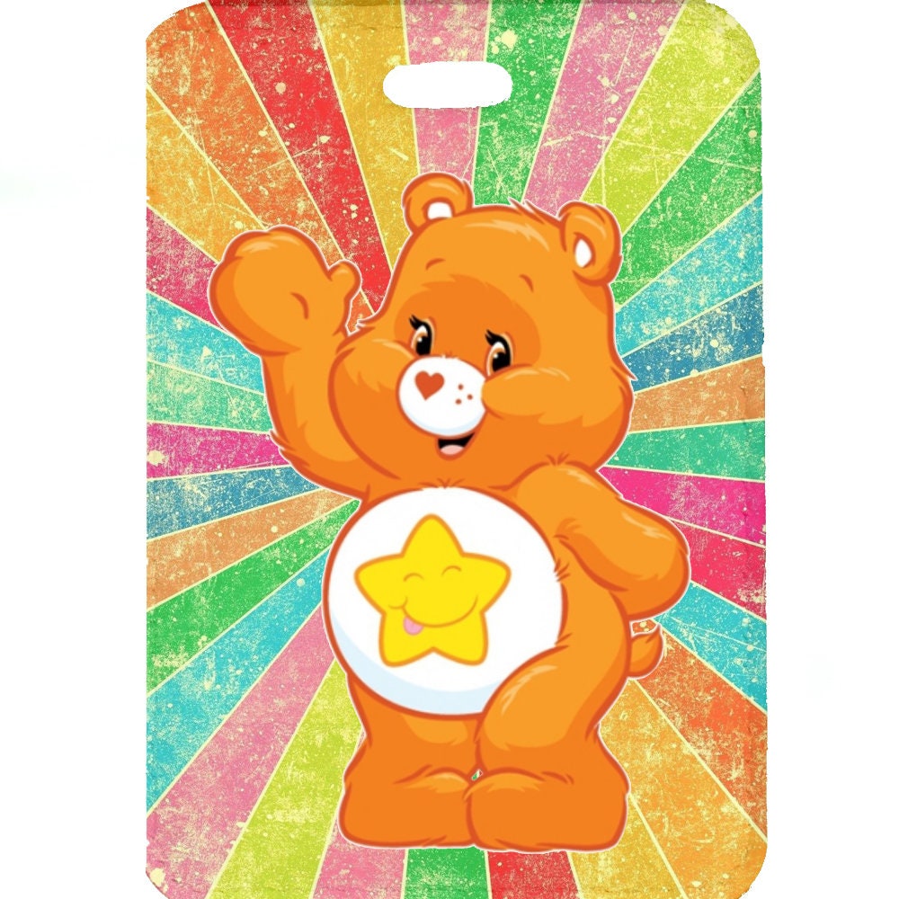 CARE BEARS Personalised Luggage Tags Custom Printed Luggage - Etsy
