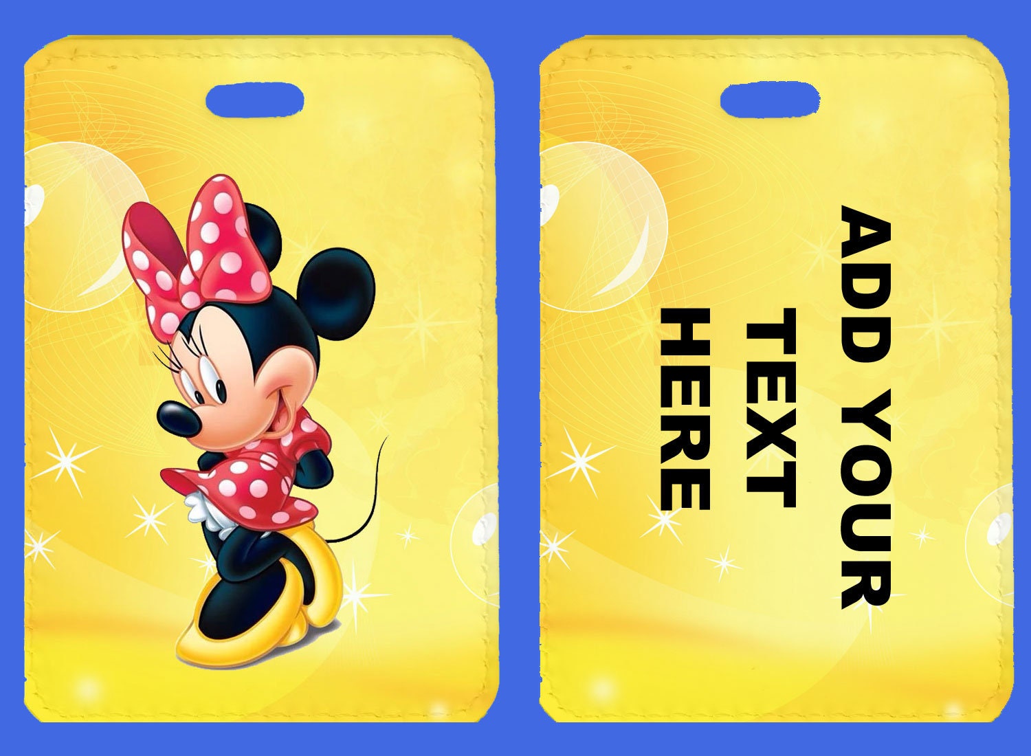 MICKEY MOUSE and FRIENDS Personalised Luggage Tags Custom - Etsy