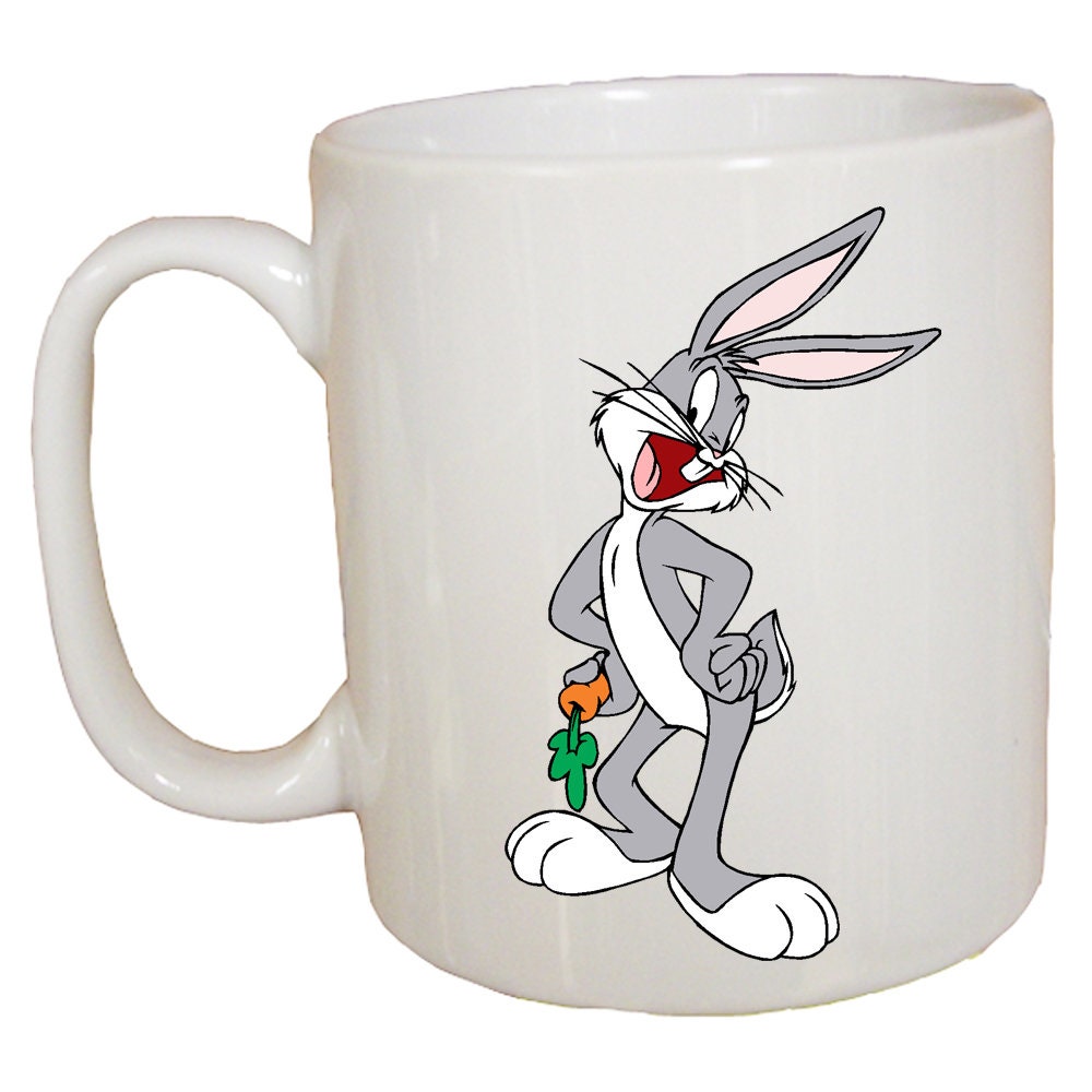BUGS BUNNY and FRIENDS Personalised Mug, Customised Mug, Custom Printed ...