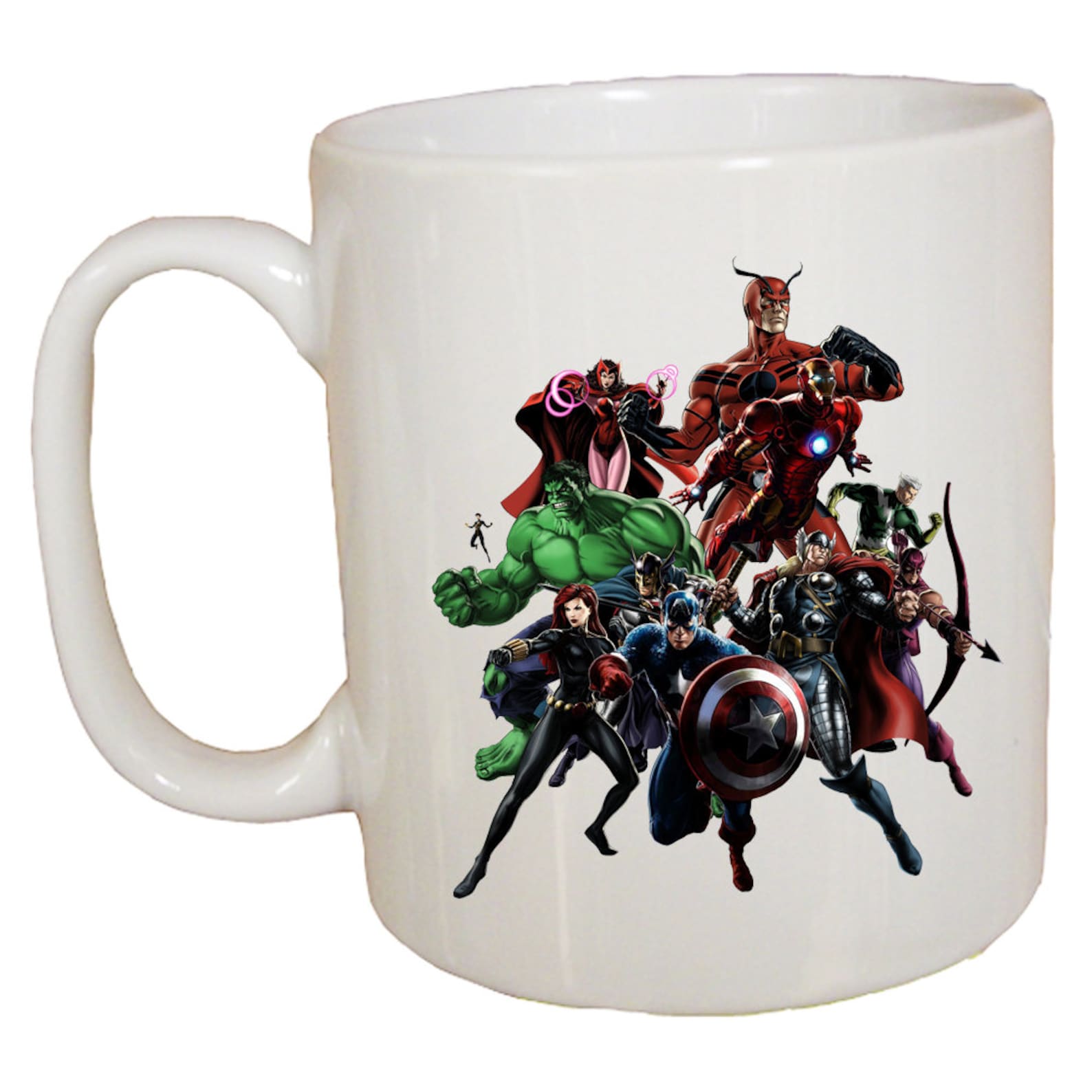 MARVEL AVENGER CHARACTER Personalised Mug, Customised Mug, Custom ...