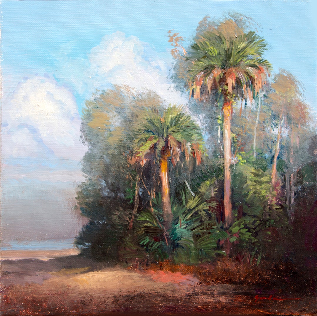 Cayo Costa Keith Gunderson Florida Landscape Painting Florida Art Old ...