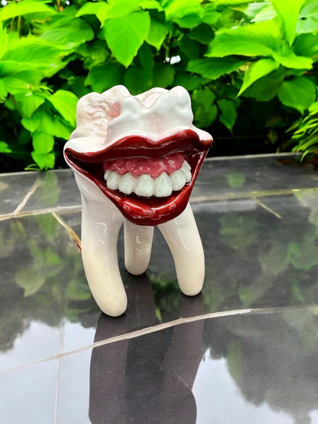 Original Handmade Tooth Pop Art Sculpture for Dental Office Decor and ...