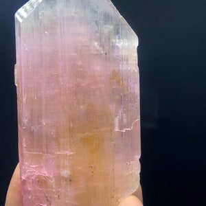 Natural V Shape Terminated Pink Kunzite Crystal, Kunzite Stone, Kunzite ...