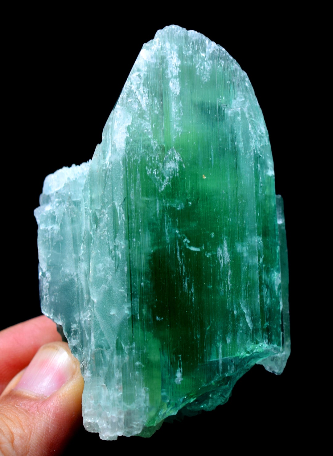 Natural Kunzite Crystal , Natural Green Kunzite Crystal From ...