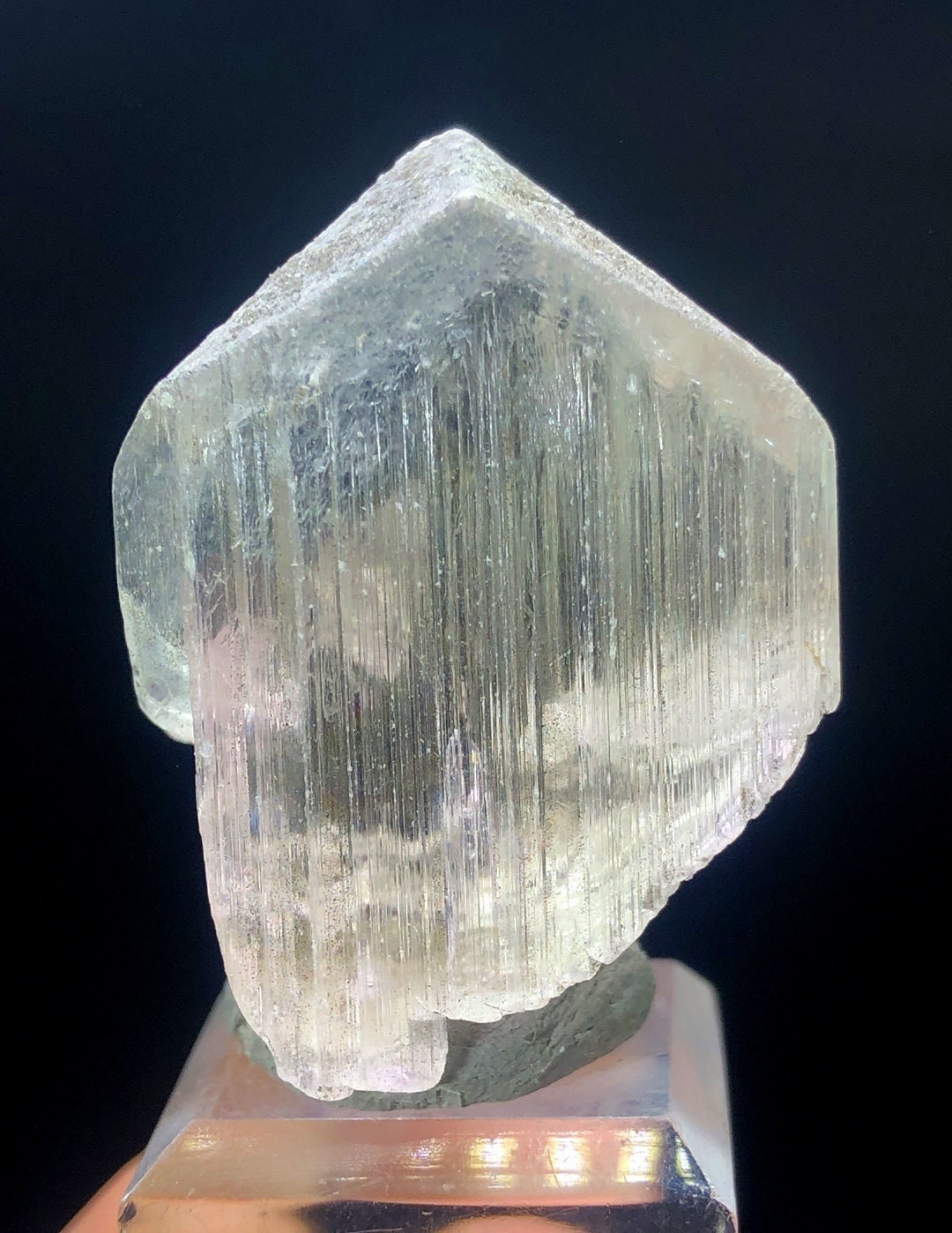 V-shape Terminated Kunzite Crystal: Natural Gemstone From Afghanistan ...