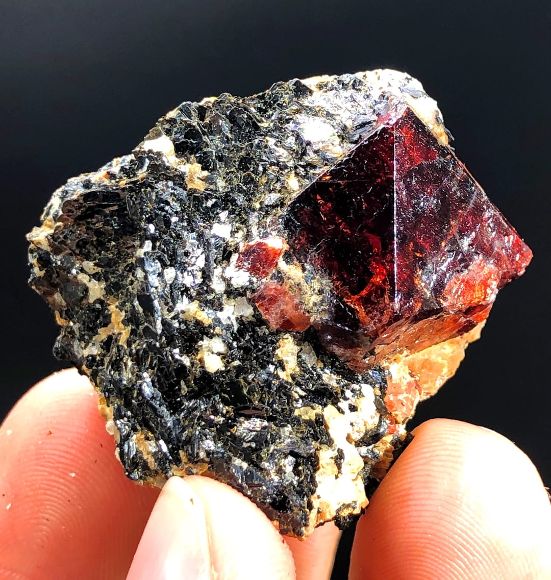 Terminated Blood Red Color Zircon Crystal From Pakistan - 27 Gram - Etsy