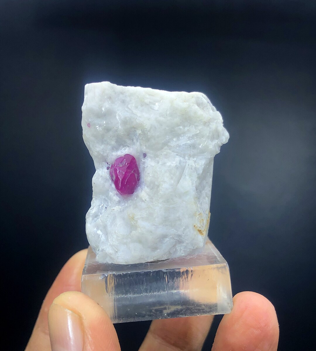 Ruby Specimen, Ruby Crystal, Red Ruby on Matrix, Mineral Specimen, Ruby ...