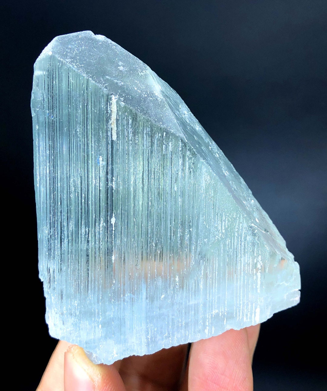 Transparent Blue Color Kunzite Crystal, Kunzite Specimen, Raw Mineral ...