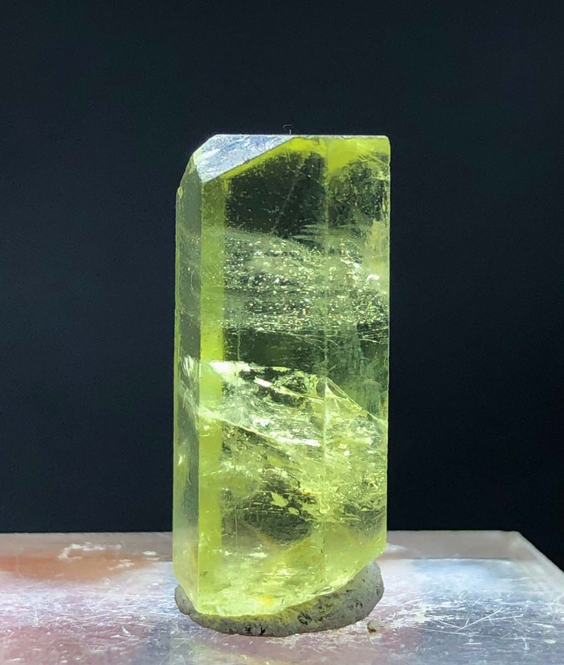 Natural Transparent Yellow Color Heliodor Crystal, Raw Heliodor ...